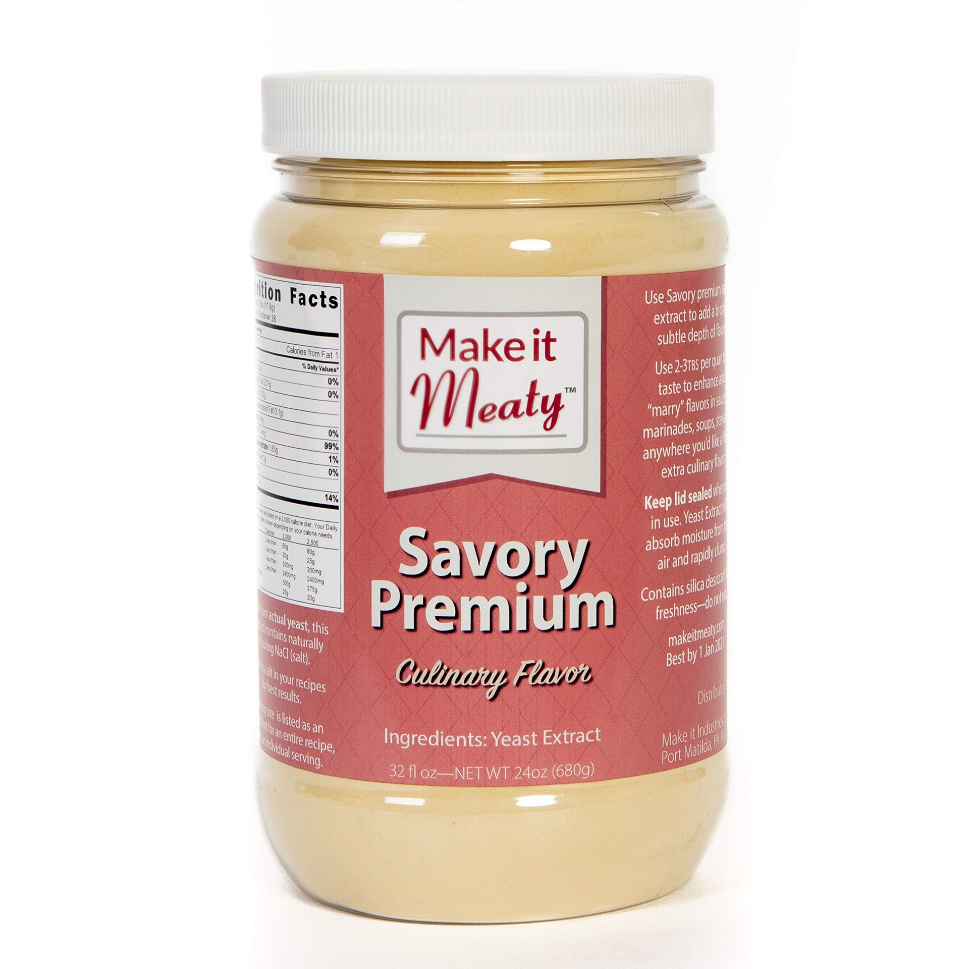 Savory Premium Yeast Extract 32 fl oz/24oz – Make it Meaty